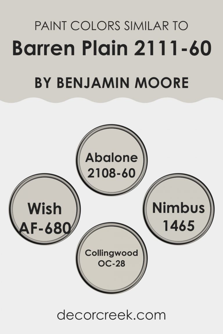 Barren Plain 2111-60 Paint Color by Benjamin Moore - DecorCreek