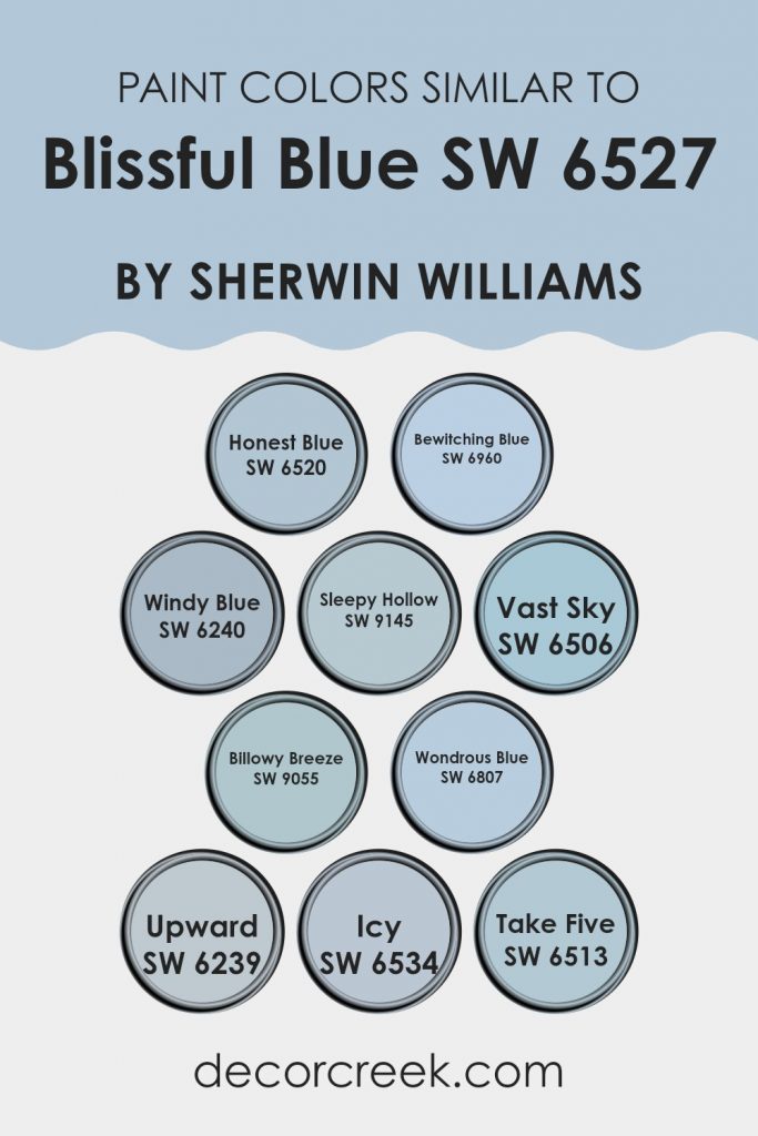 Blissful Blue SW 6527 Paint Color by Sherwin Williams - DecorCreek