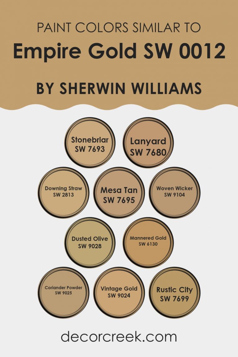 Empire Gold SW 0012 Paint Color by Sherwin Williams - DecorCreek