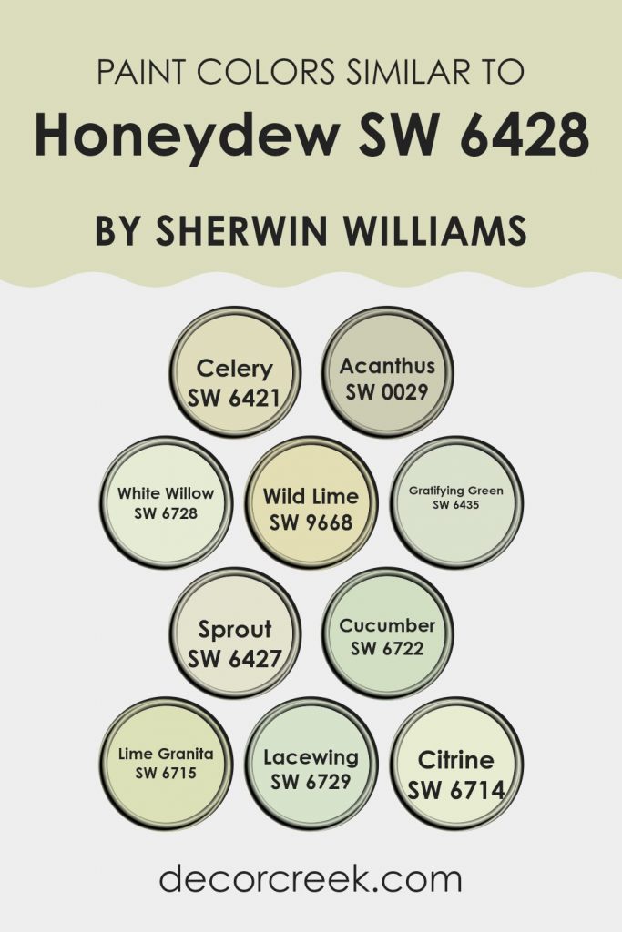 Honeydew SW 6428 Paint Color by Sherwin Williams - DecorCreek