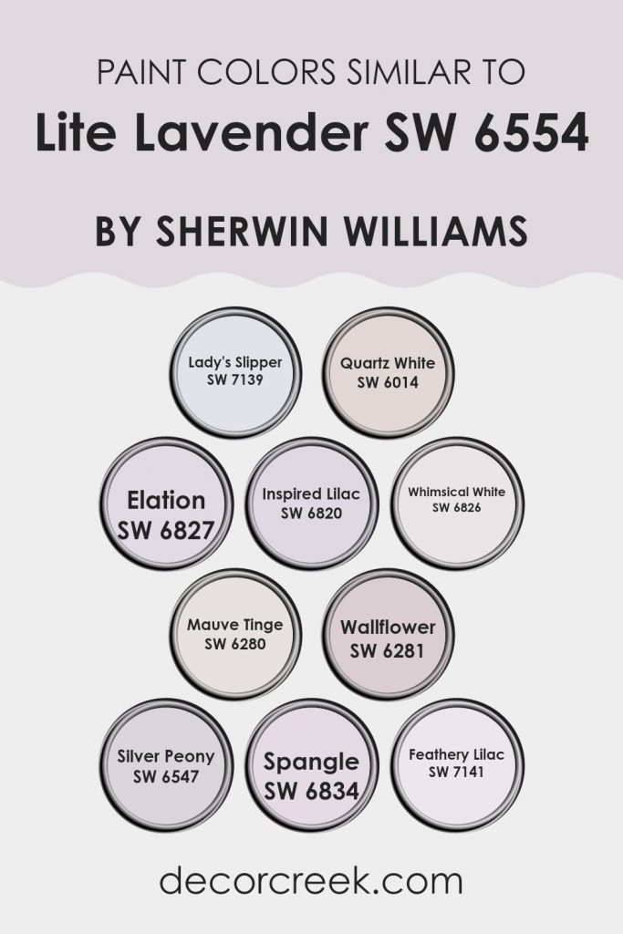 Lite Lavender SW 6554 Paint Color by Sherwin Williams - DecorCreek