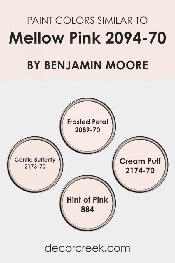 Mellow Pink 2094-70 Paint Color by Benjamin Moore - DecorCreek