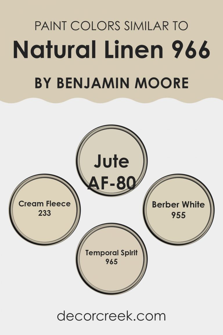 Natural Linen 966 Paint Color by Benjamin Moore - DecorCreek