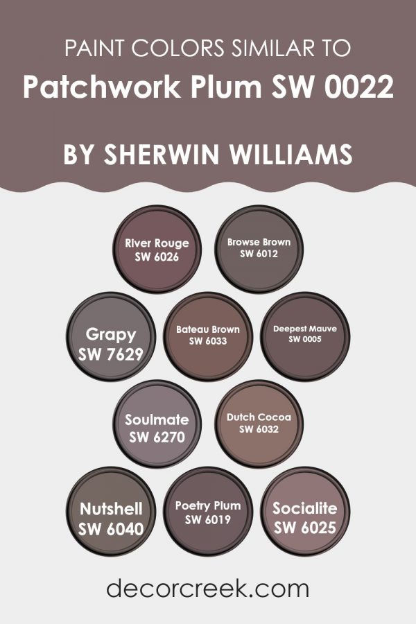 Patchwork Plum SW 0022 Paint Color by Sherwin Williams - DecorCreek