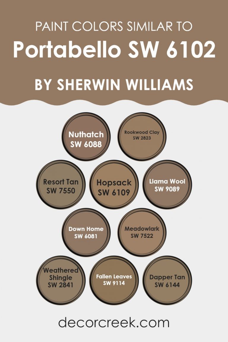 Portabello SW 6102 Paint Color by Sherwin Williams - DecorCreek