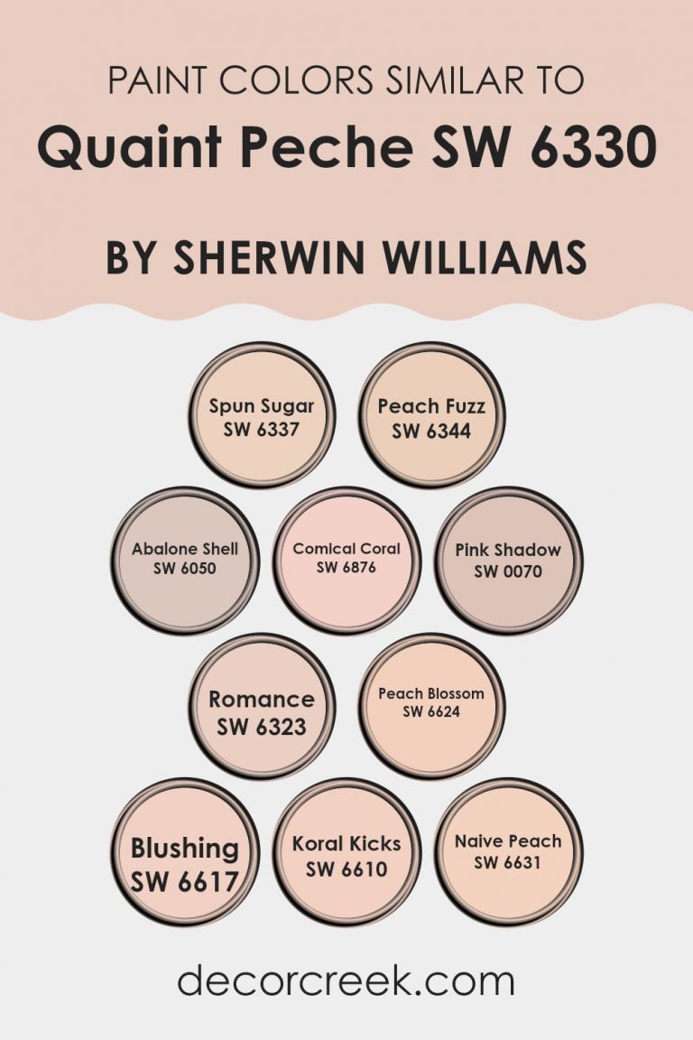 Quaint Peche SW 6330 Paint Color by Sherwin Williams - DecorCreek