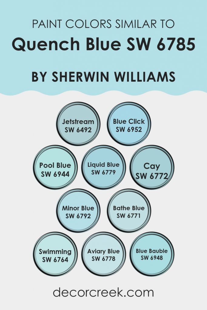 Quench Blue SW 6785 Paint Color by Sherwin Williams - DecorCreek