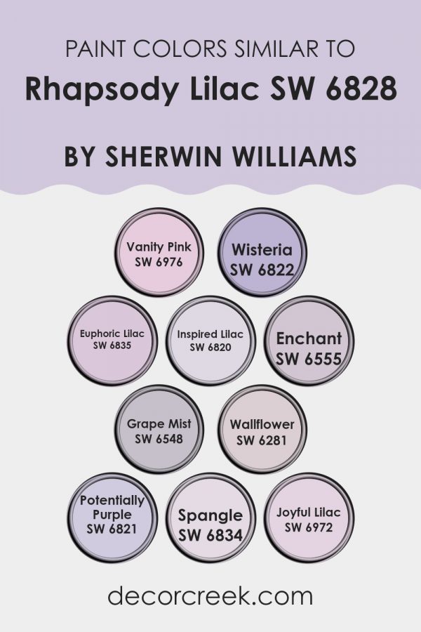 Rhapsody Lilac SW 6828 Paint Color by Sherwin Williams - DecorCreek
