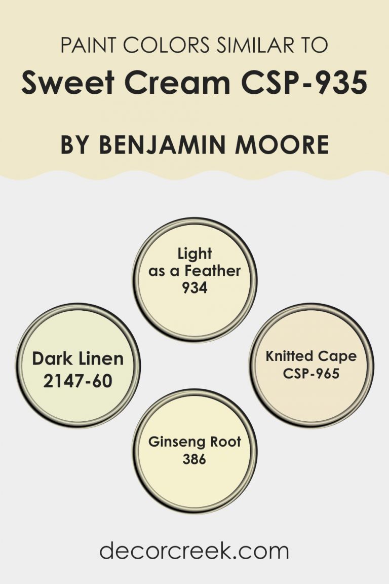 Sweet Cream CSP-935 Paint Color by Benjamin Moore - DecorCreek