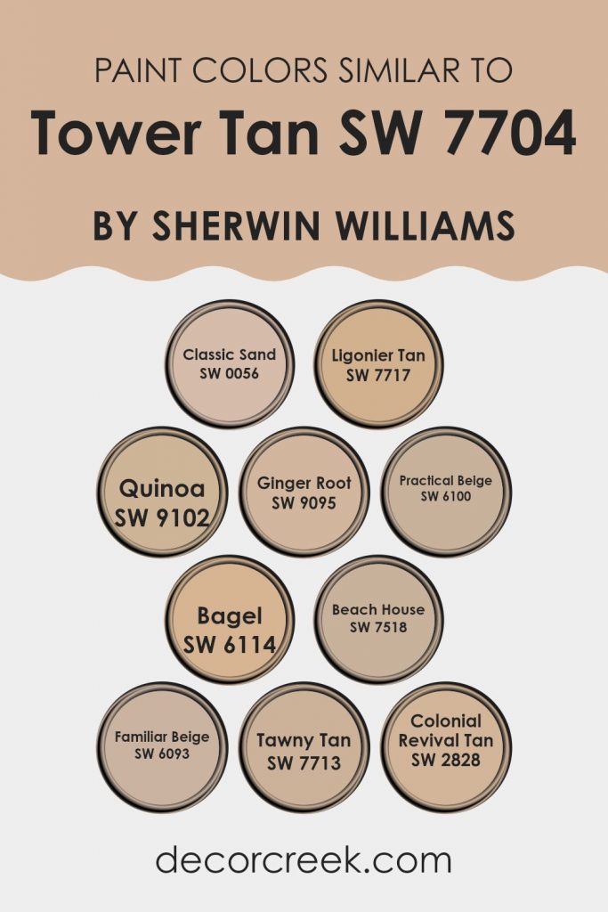 Tower Tan SW 7704 Paint Color by Sherwin Williams - DecorCreek