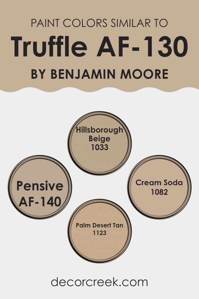 Truffle AF-130 Paint Color by Benjamin Moore - DecorCreek