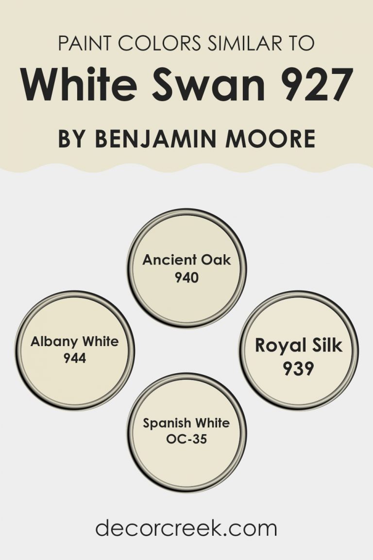 White Swan 927 Paint Color by Benjamin Moore - DecorCreek