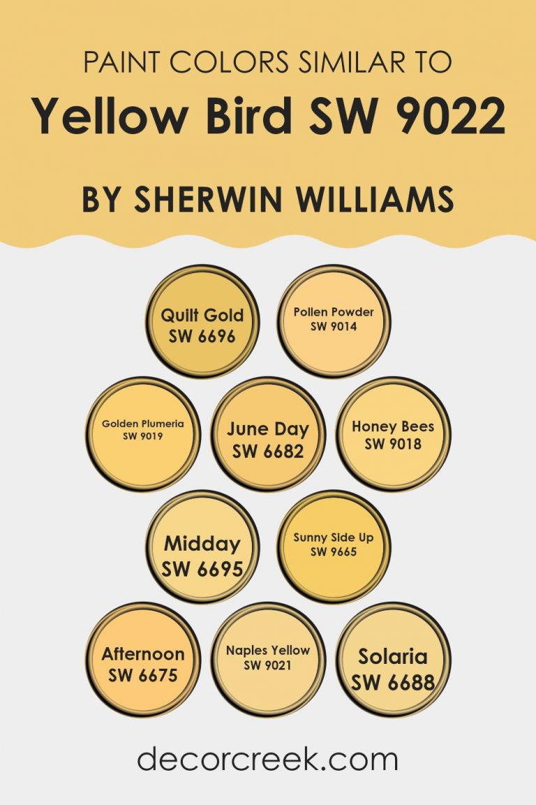 Yellow Bird SW 9022 Paint Color by Sherwin Williams - DecorCreek