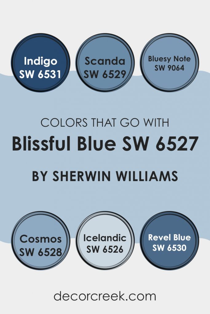 Blissful Blue SW 6527 Paint Color by Sherwin Williams - DecorCreek