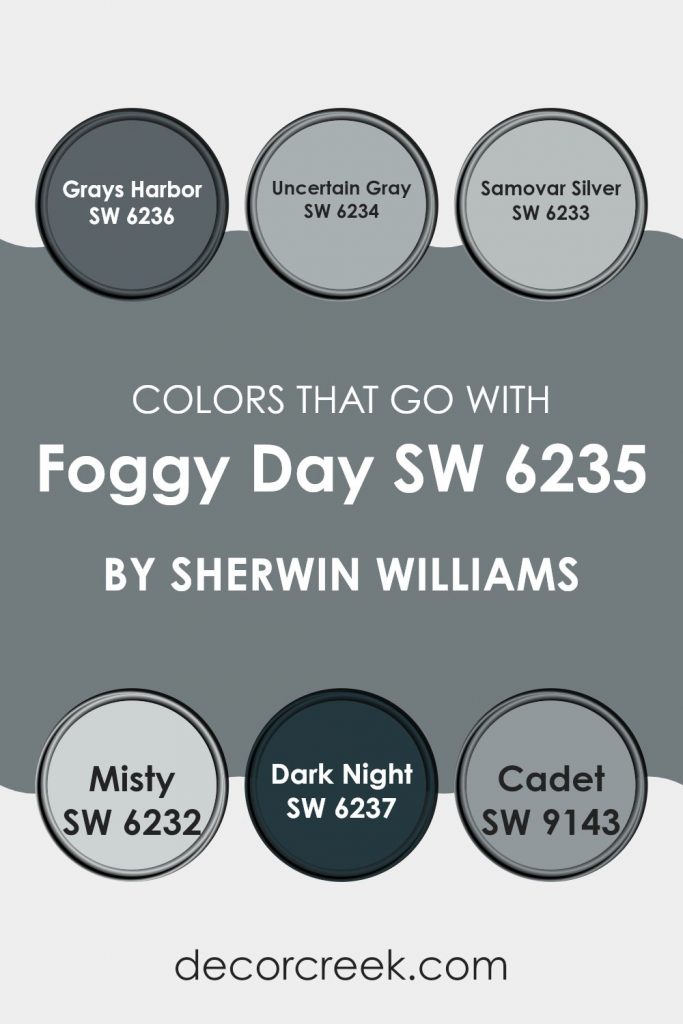 Foggy Day SW 6235 Paint Color by Sherwin Williams - DecorCreek