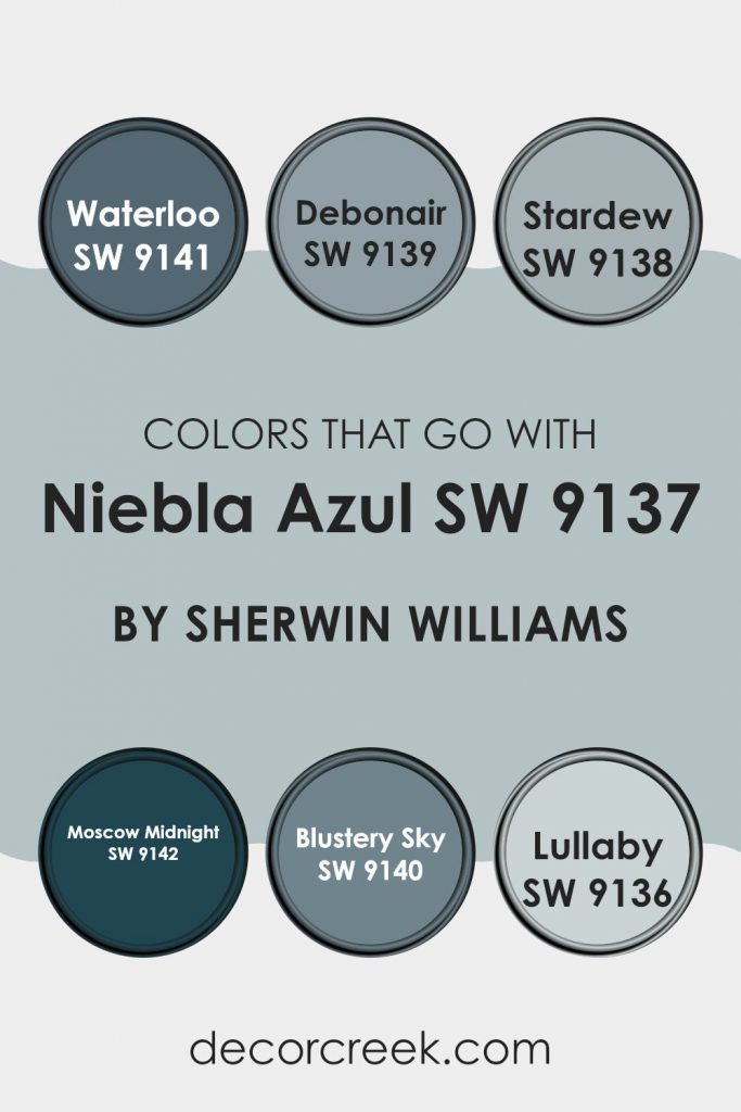 Niebla Azul SW 9137 Paint Color by Sherwin Williams - DecorCreek