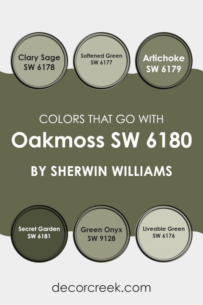 Oakmoss SW 6180 Paint Color by Sherwin Williams - DecorCreek