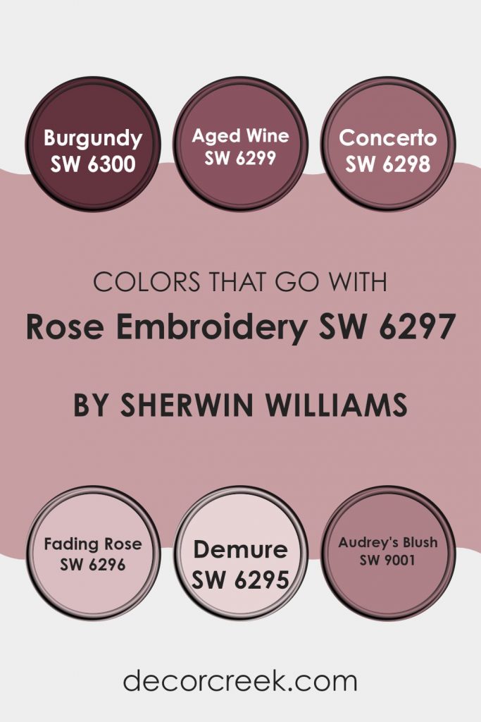 Rose Embroidery SW 6297 Paint Color by Sherwin Williams - DecorCreek