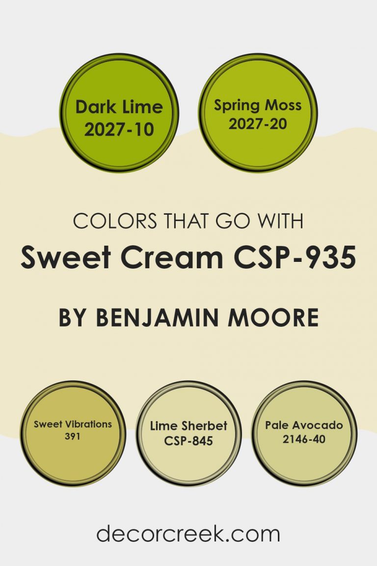 Sweet Cream CSP-935 Paint Color by Benjamin Moore - DecorCreek