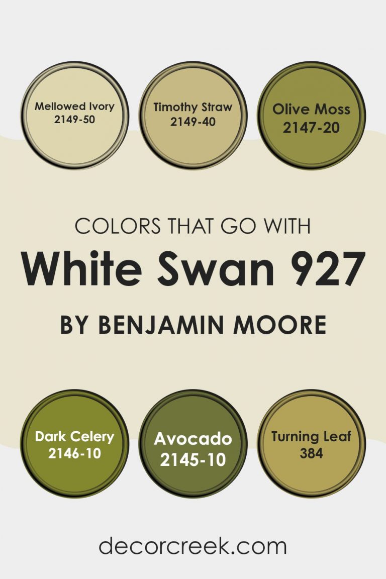 White Swan 927 Paint Color by Benjamin Moore - DecorCreek