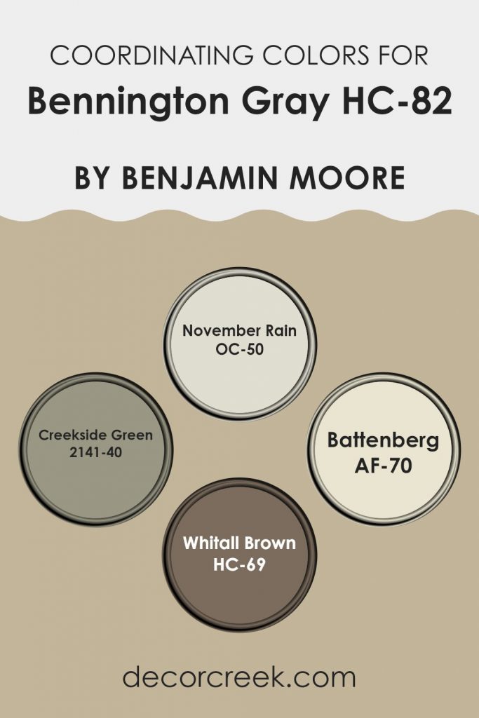 Bennington Gray HC-82 Paint Color by Benjamin Moore - DecorCreek