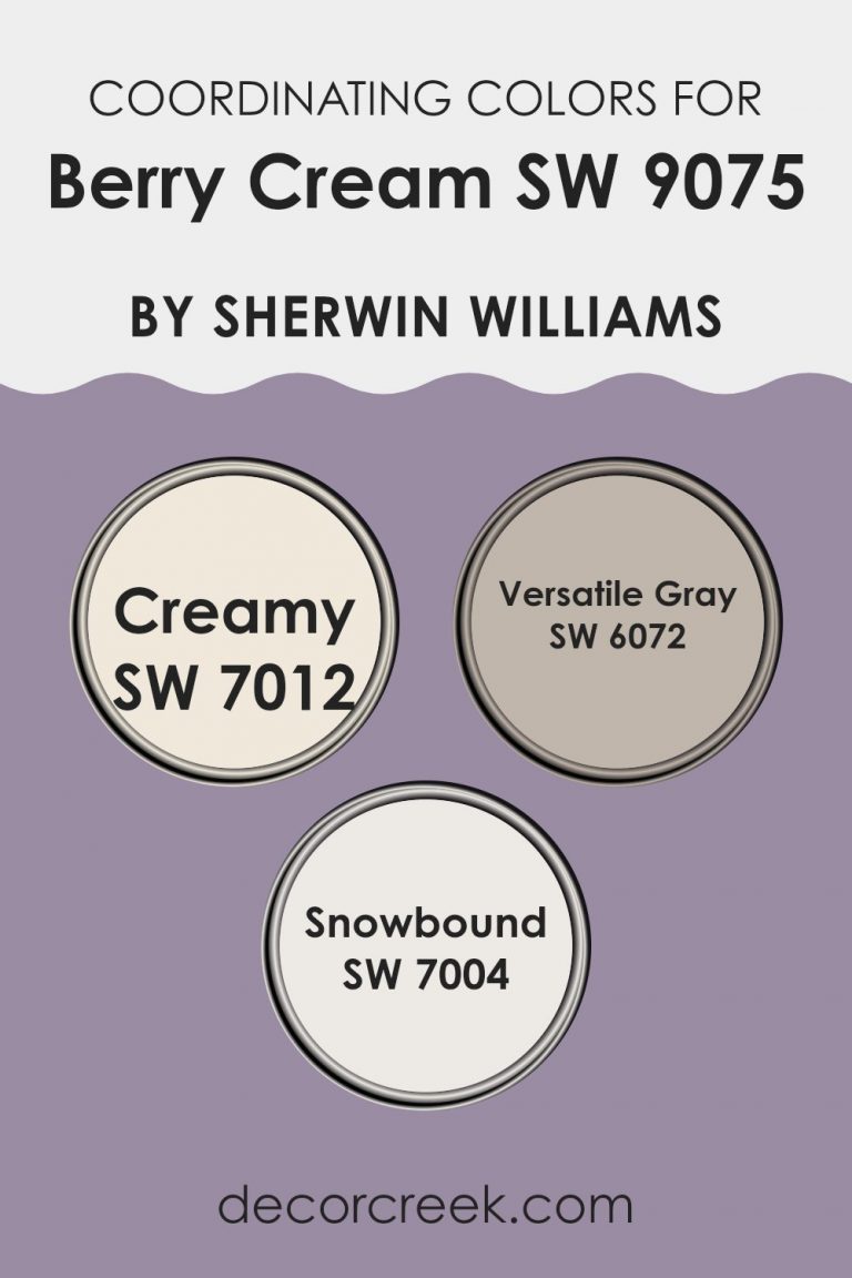 Berry Cream SW 9075 Paint Color by Sherwin Williams - DecorCreek