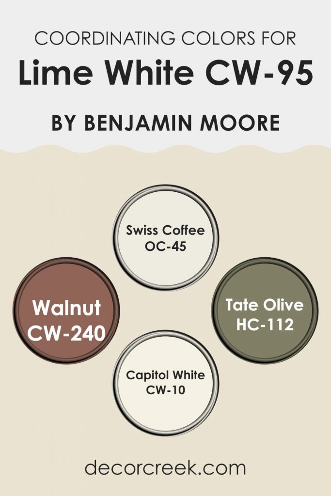 Lime White CW-95 Paint Color by Benjamin Moore - DecorCreek