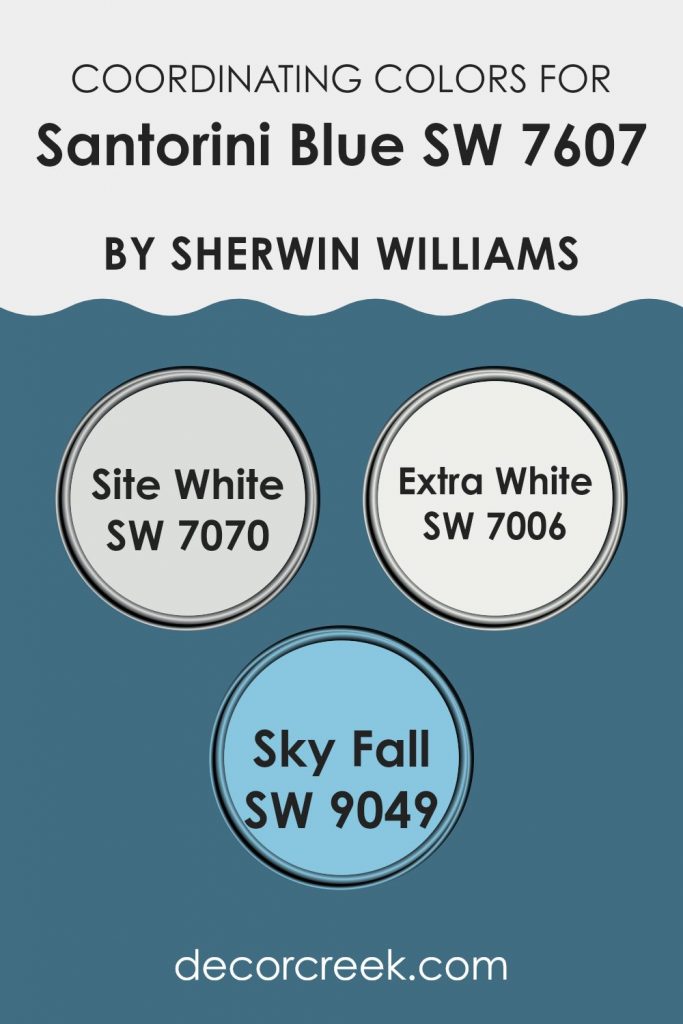 Santorini Blue SW 7607 Paint Color by Sherwin Williams - DecorCreek