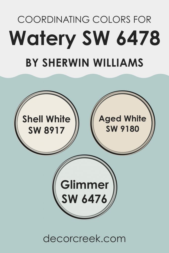 Watery SW 6478 Paint Color by Sherwin Williams - DecorCreek