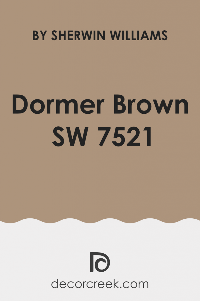 Dormer Brown SW 7521 Paint Color by Sherwin Williams - DecorCreek