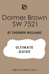 Dormer Brown SW 7521 Paint Color by Sherwin Williams - DecorCreek