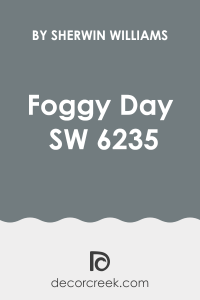 Foggy Day SW 6235 Paint Color by Sherwin Williams - DecorCreek