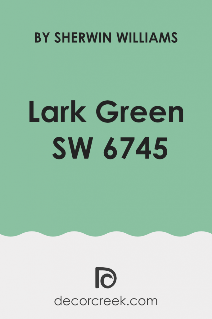 Lark Green SW 6745 Paint Color by Sherwin Williams - DecorCreek