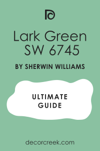 Lark Green SW 6745 Paint Color by Sherwin Williams - DecorCreek