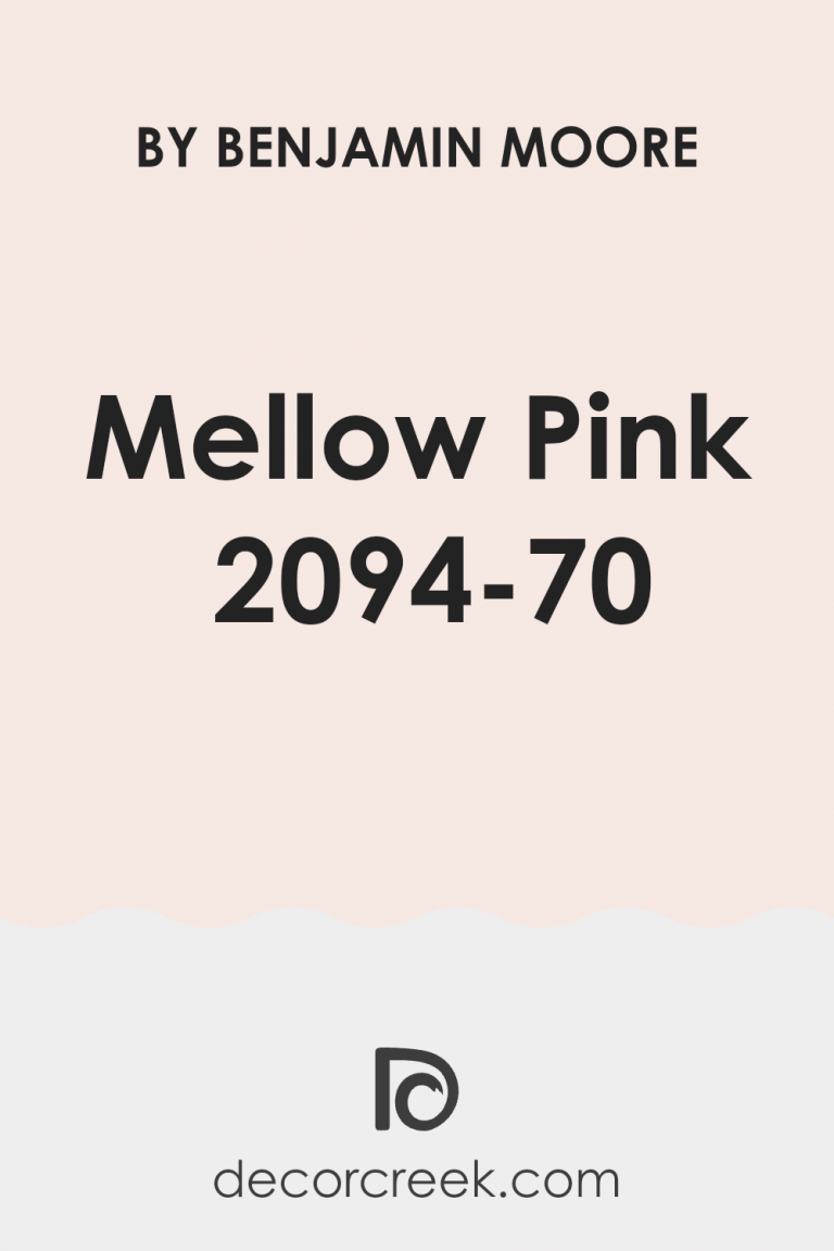 Mellow Pink 2094-70 Paint Color by Benjamin Moore - DecorCreek