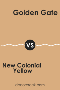 New Colonial Yellow SW 2853 Paint Color by Sherwin Williams - DecorCreek