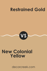New Colonial Yellow SW 2853 Paint Color by Sherwin Williams - DecorCreek