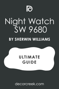 Night Watch SW 9680 Paint Color by Sherwin Williams - DecorCreek