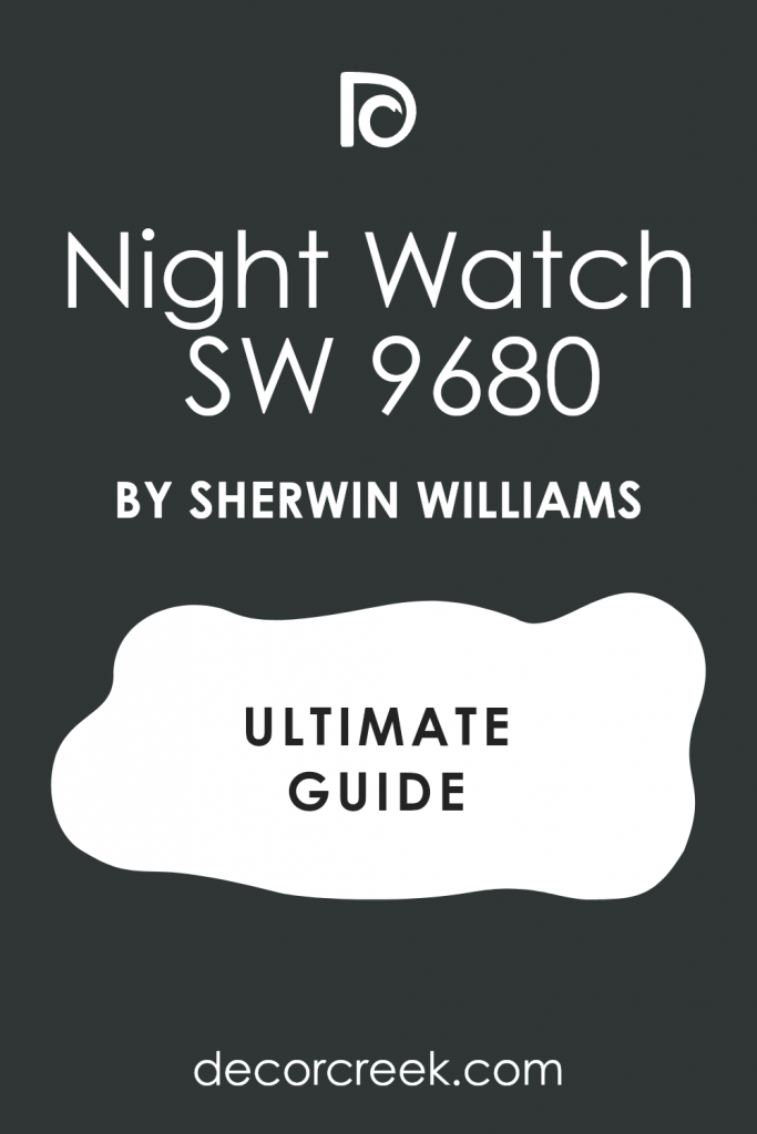 Night Watch SW 9680 Paint Color by Sherwin Williams - DecorCreek