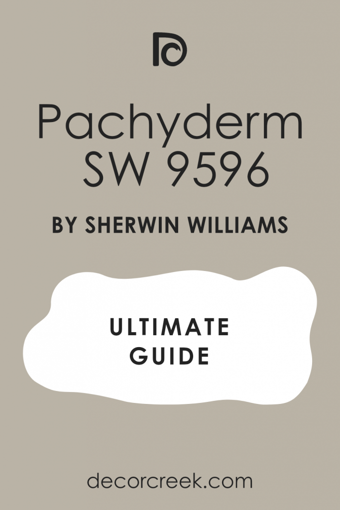 Pachyderm SW 9596 Paint Color by Sherwin Williams - DecorCreek