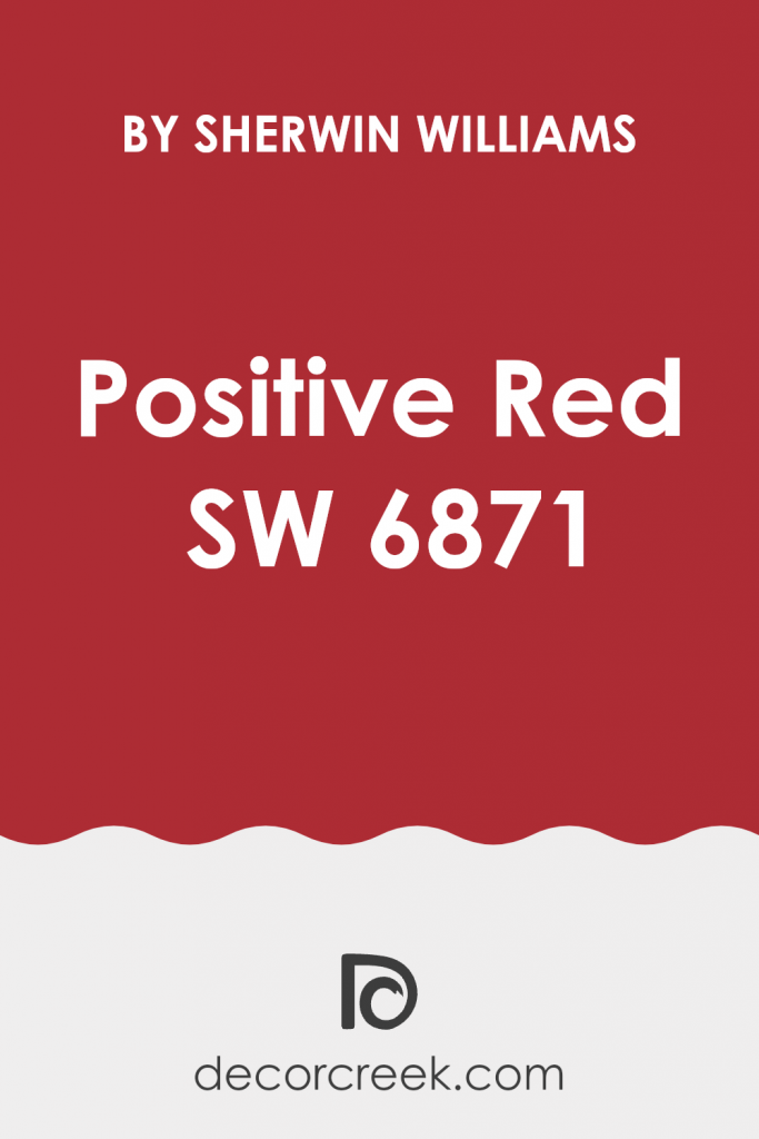 Positive Red SW 6871 Paint Color by Sherwin Williams - DecorCreek