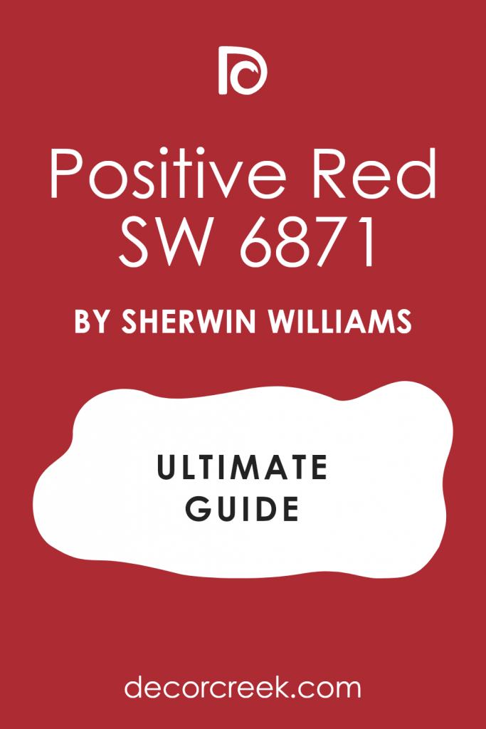 Positive Red SW 6871 Paint Color by Sherwin Williams - DecorCreek