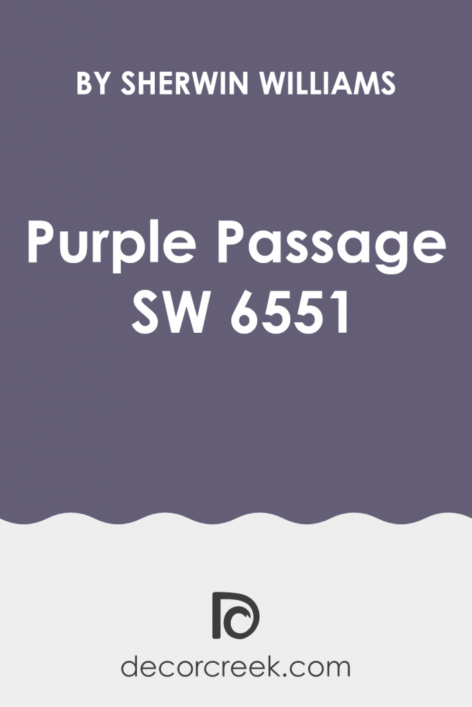 Purple Passage SW 6551 Paint Color by Sherwin Williams - DecorCreek