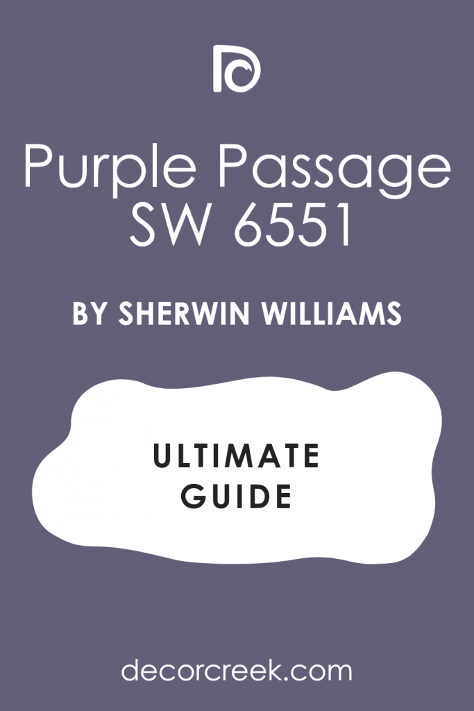 Purple Passage SW 6551 Paint Color by Sherwin Williams - DecorCreek