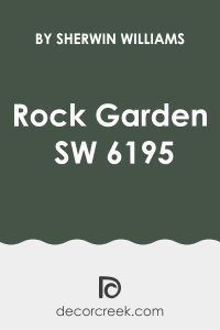 Rock Garden SW 6195 Paint Color by Sherwin Williams - DecorCreek