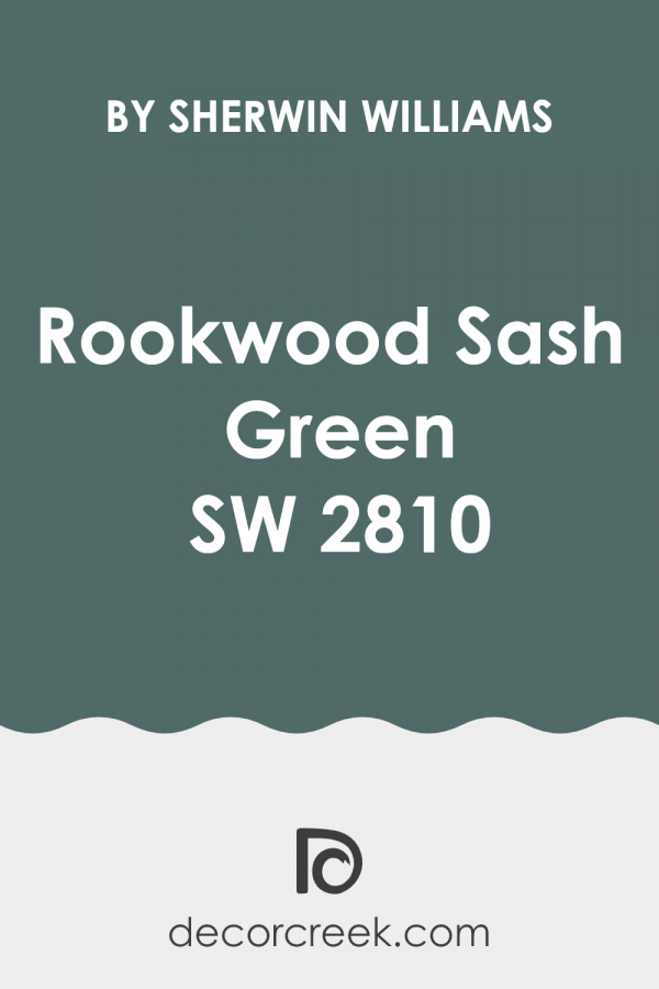 Rookwood Sash Green SW 2810 Paint Color by Sherwin Williams - DecorCreek