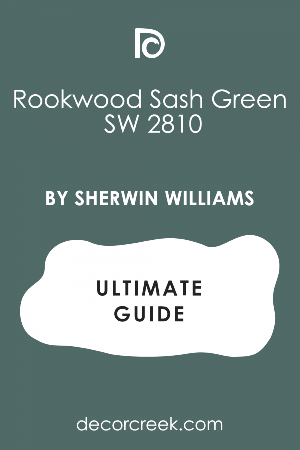 Rookwood Sash Green SW 2810 Paint Color by Sherwin Williams - DecorCreek