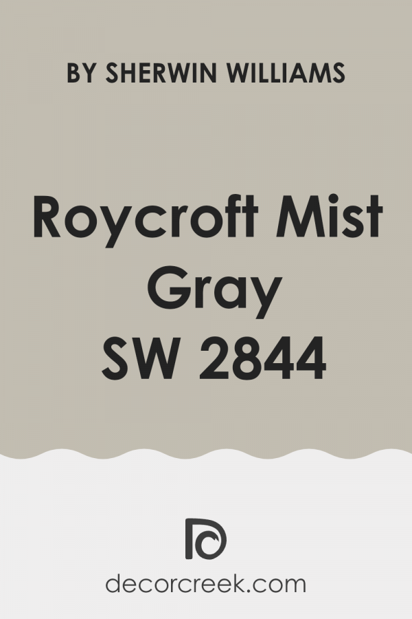 Roycroft Mist Gray SW 2844 Paint Color by Sherwin Williams - DecorCreek