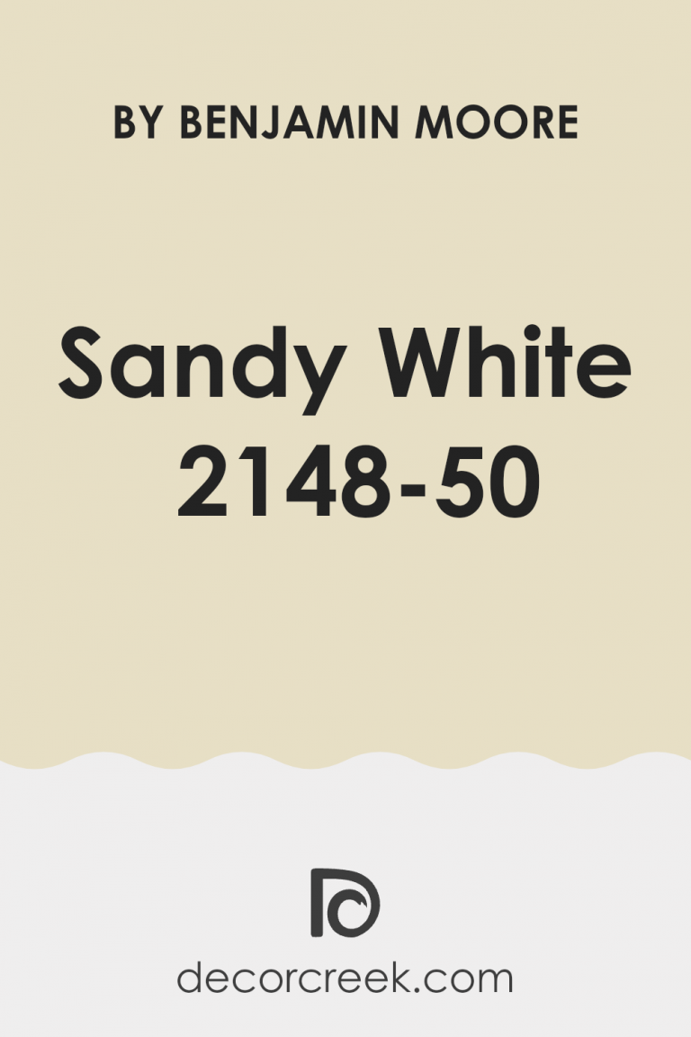 Sandy White 2148-50 Paint Color by Benjamin Moore - DecorCreek