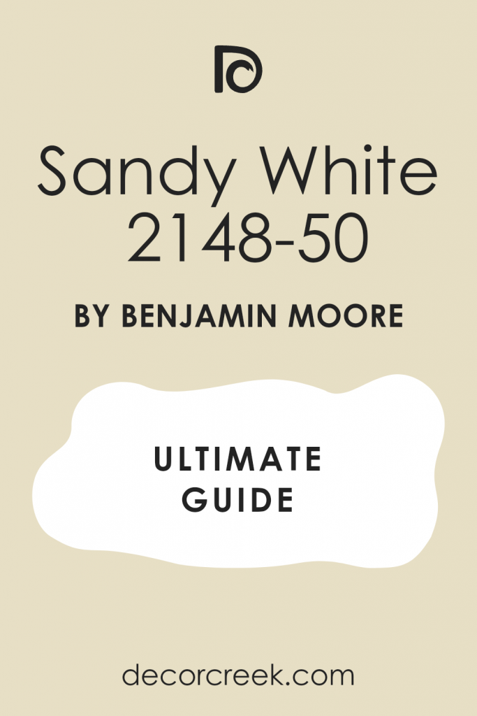 Sandy White 2148-50 Paint Color by Benjamin Moore - DecorCreek